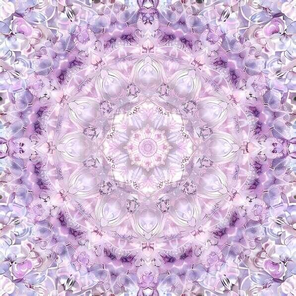 Download Purple Mandala with Floral Center Patterns Online - Creative ...