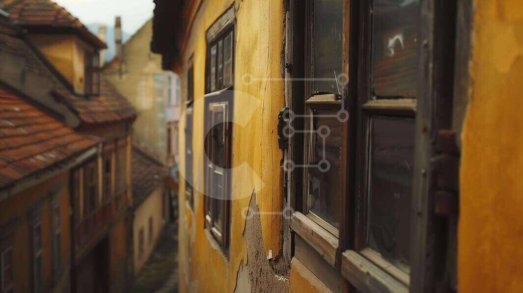 Exploring the Charming Alleyways of an Old City stock photo | Creative ...
