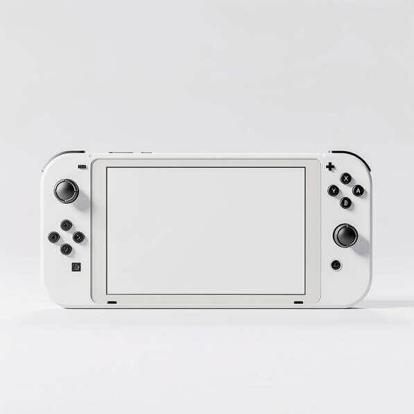 Download White Nintendo Switch Console with Empty Screen Mockups Online ...