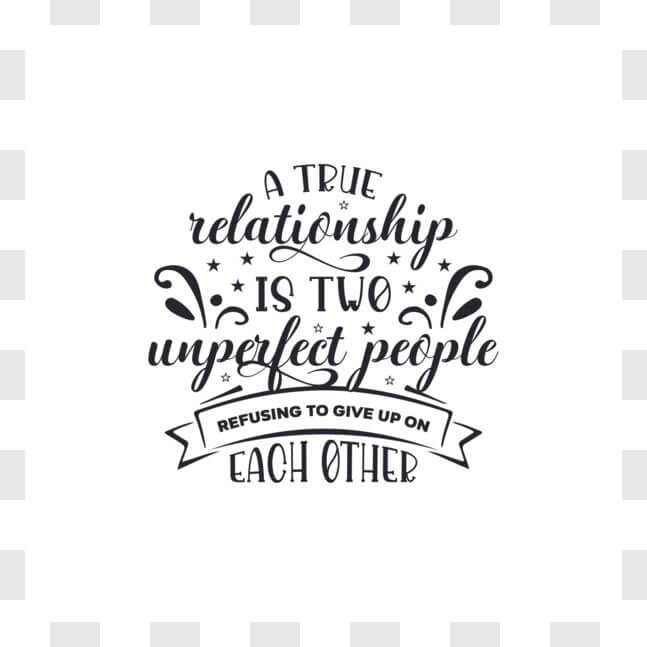 Download True Relationship Calligraphy and Typography Illustration ...