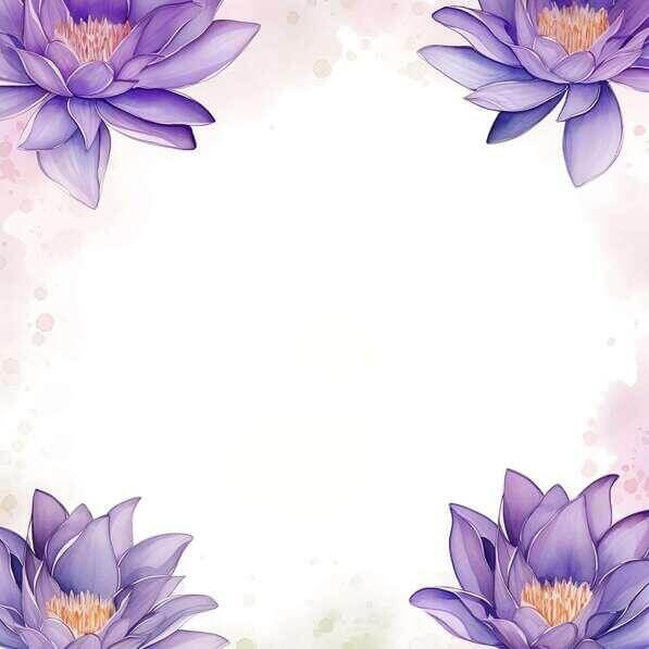 Download Purple Lotus Flower Watercolor Background Backgrounds Online ...