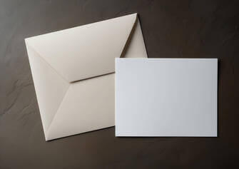 Download Blank and Empty Envelopes on Brown Background Mockups Online ...