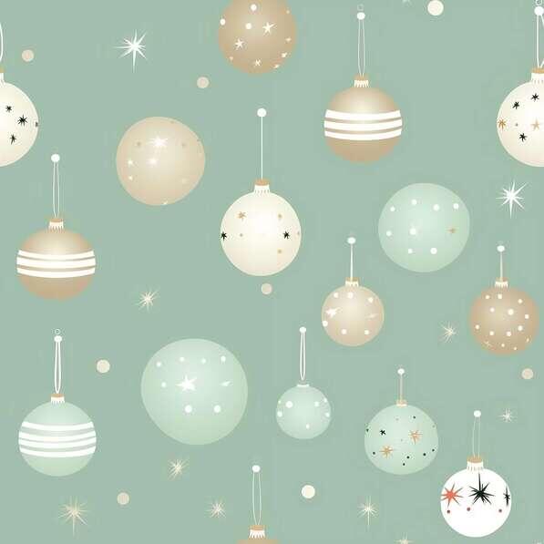 Download Festive Holiday Background with Ornaments and Stars Patterns ...
