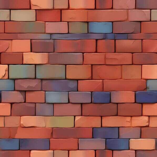 Download Colorful Irregular Patterned Brick Wall Patterns Online ...