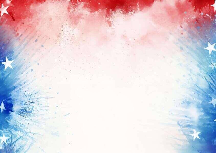 Download Patriotic Red, White, and Blue Background with Stars and ...