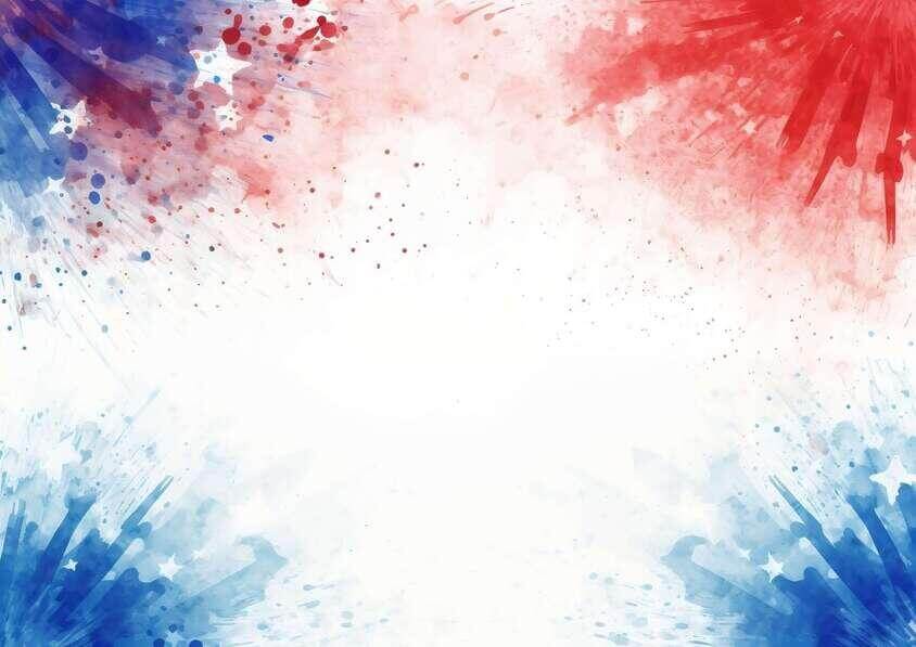 Download Patriotic Red, White, and Blue Paint Splatter Background ...
