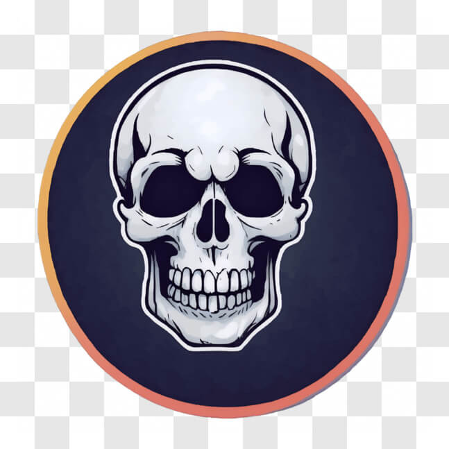 Baixe Ícone de Caveira em Preto e Branco para Vários Propósitos ...