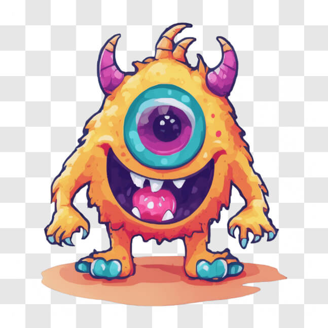 Download Cartoon Monster Illustration for Children's Products Cartoons ...