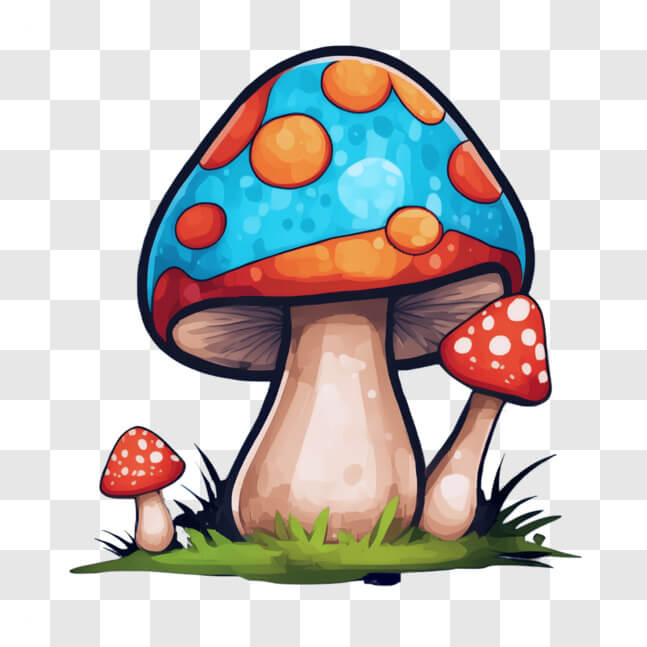 Descarga Setas Coloridas en el Pasto Cartoons En Línea - Creative Fabrica