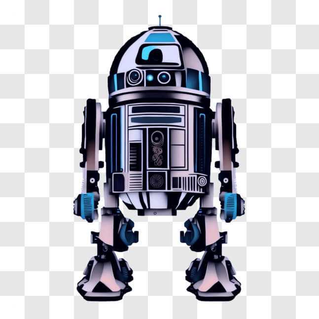 Download Star Wars R2D2 Robot Standing in Foreground PNGs Online ...