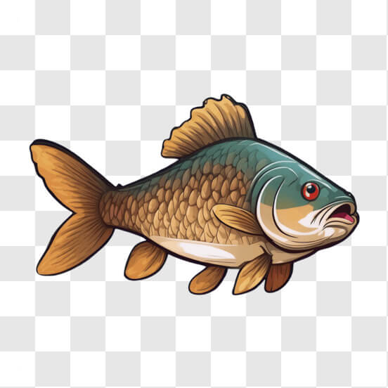 Carp Cartoon Images - Free Download on Creative Fabrica