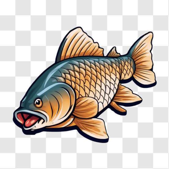 Carp Cartoon Images - Free Download on Creative Fabrica