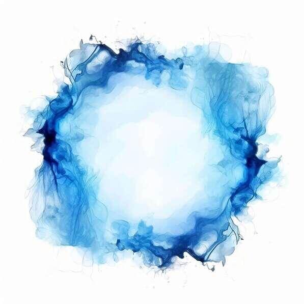 Download Abstract Blue Water Splash Frame on White Background ...
