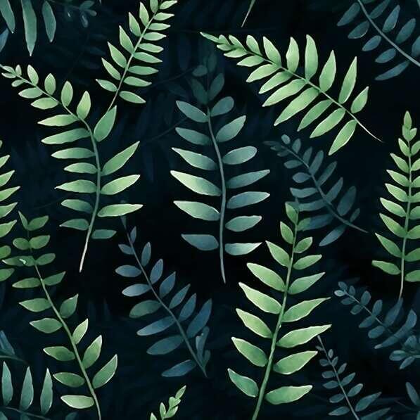 Download Green Fern Leaves Seamless Pattern Patterns Online - Creative ...