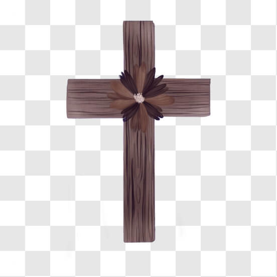 Download Dark Brown Wooden Cross PNGs Online - Creative Fabrica