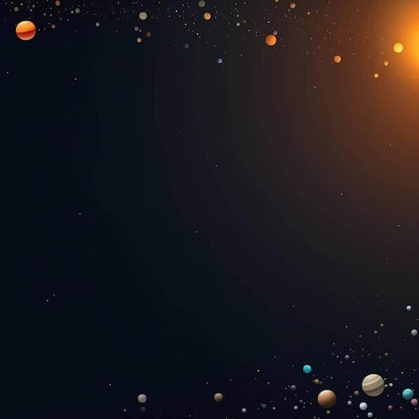 Download Planets in Space Abstract Background with Shining Sun ...