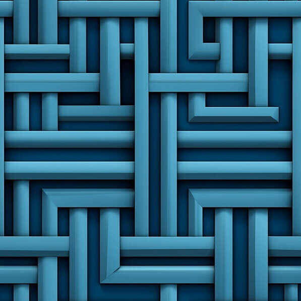 Download Blue Maze-Like Abstract Pattern with Squares and Triangles ...