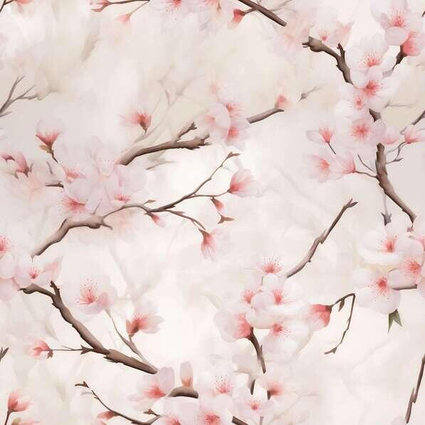 Download Seamless Pink Cherry Blossom Pattern Patterns Online ...