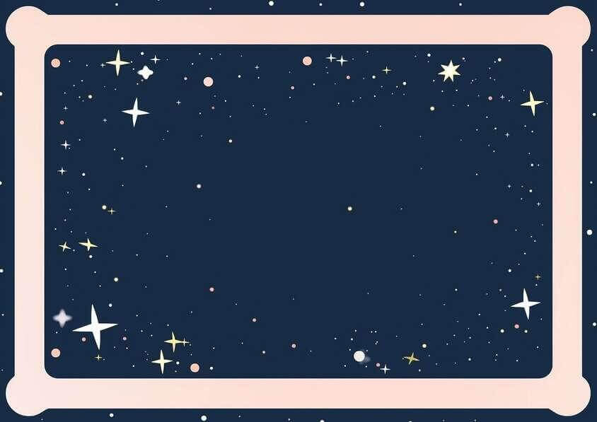 Download Frame with Stars Background for Space-Themed Art and Design ...
