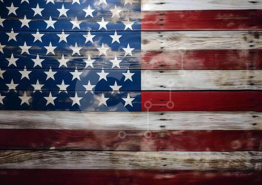 Aged American Flag Background for Patriotic Events stock photo ...