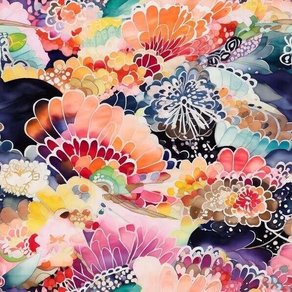 Kimono Patterns - Download Seamless Kimono Patterns for Free - Creative ...