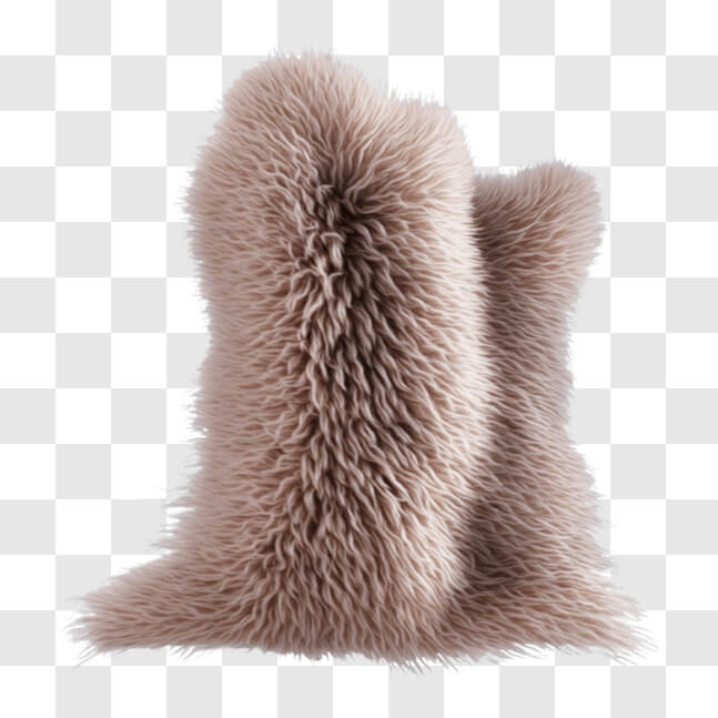 Download Beige Furry Blanket on Black Background PNGs Online - Creative ...