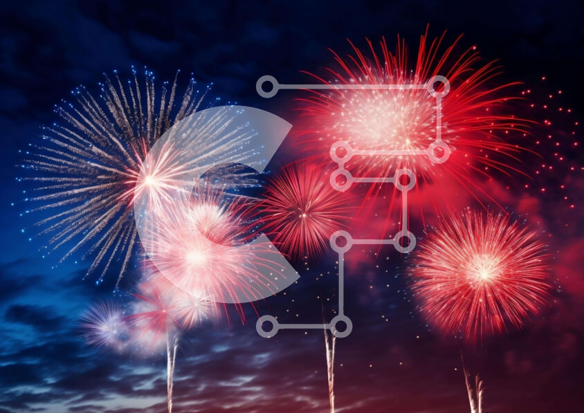 Download Colorful Fireworks Display for 4th of July Celebration ...