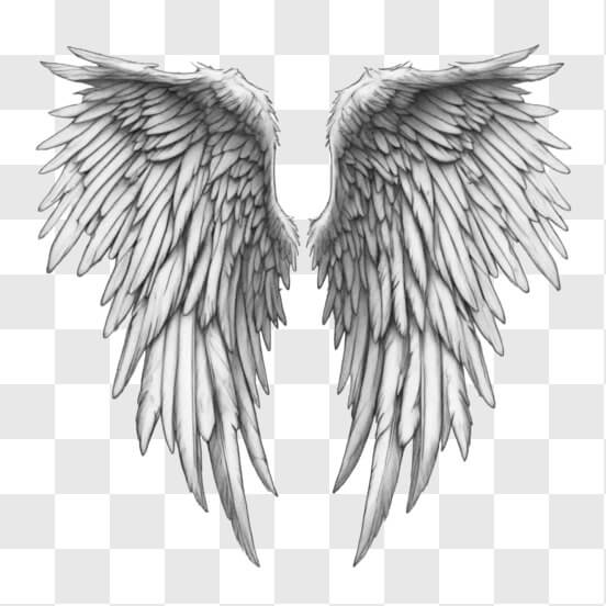 Right Angel Wing Realistic