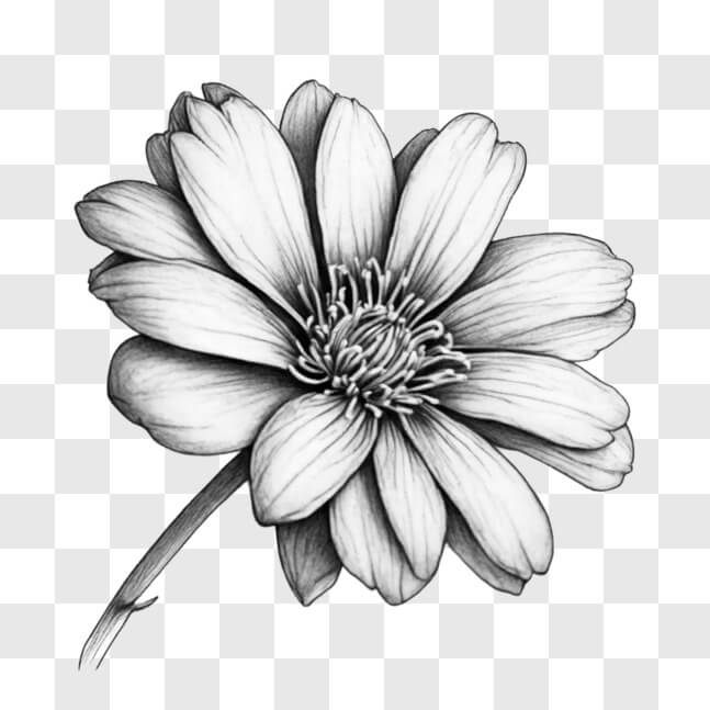 Simple Flower Sketches - Download Free Simple Flower Sketch Images ...
