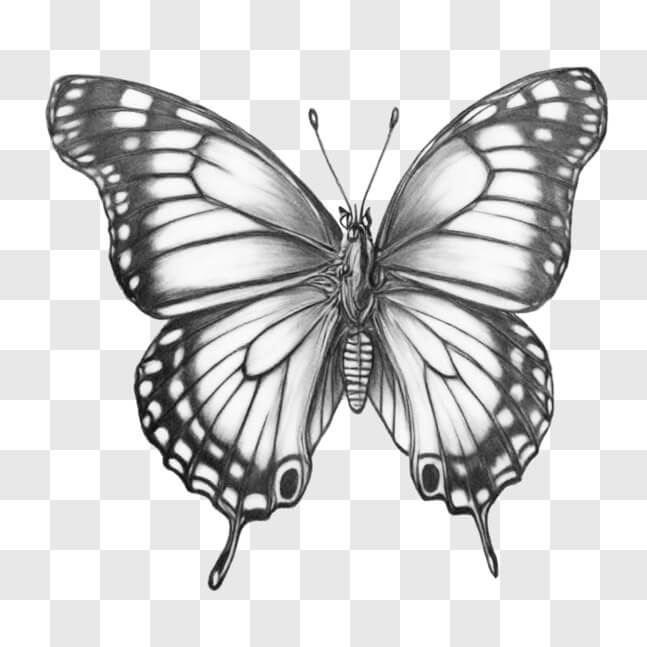 Butterfly Sketches - Download Free Butterfly Sketch Images Online ...