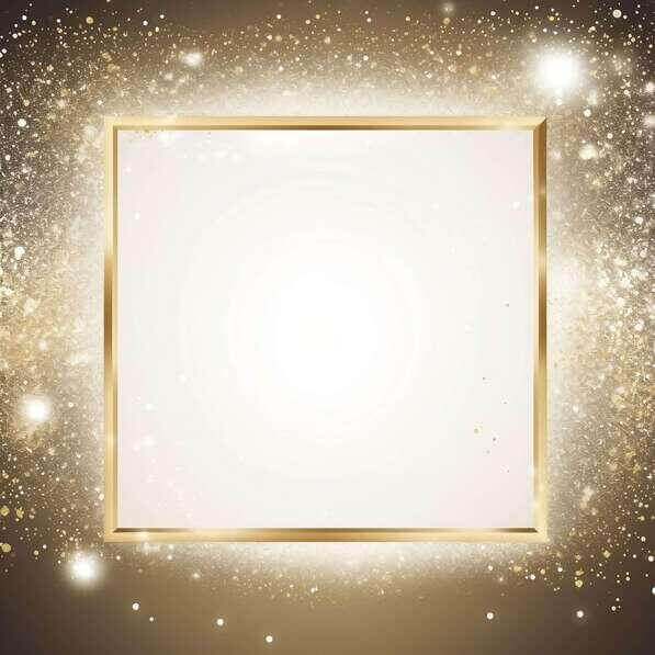 Download Gold Glitter Background with Square Frame Backgrounds Online ...