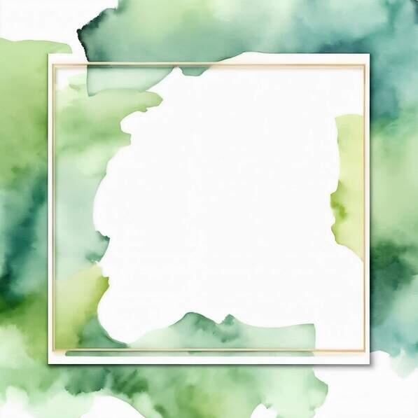 Download Abstract Watercolor Splash Frame on White Background ...