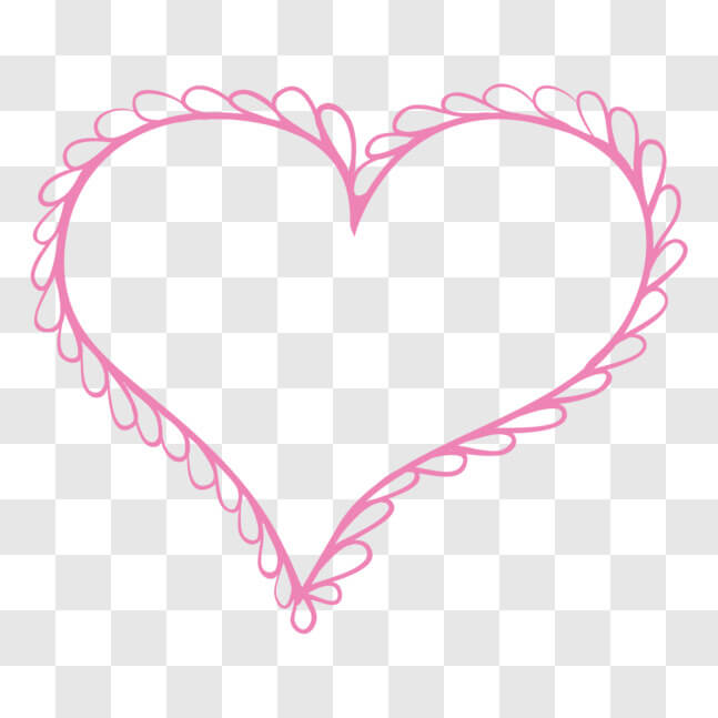 Download Pink Heart Shaped Clipart for Valentine's Day and Special ...