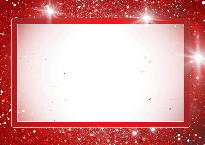 Download Red Background with Glittering Stars and Empty Frame ...