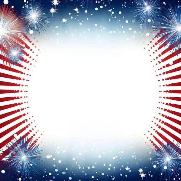 Download Patriotic 4th of July Background with Fireworks and Stars ...