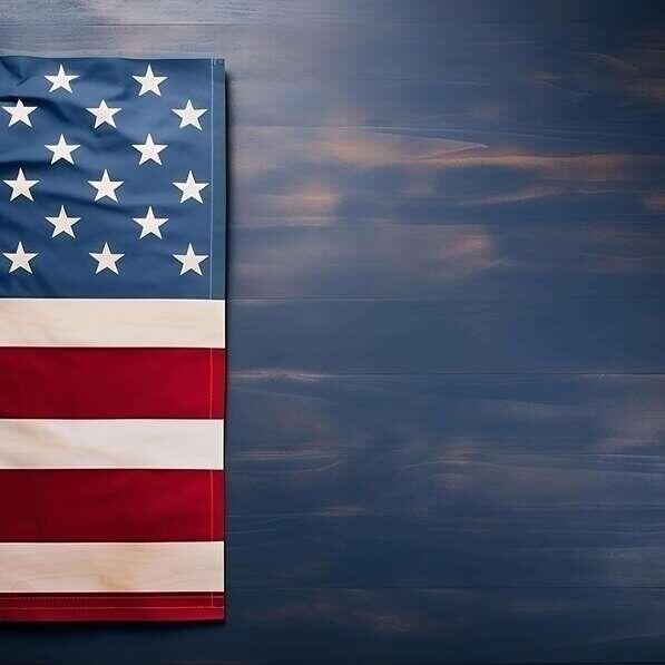 Download American Flag on Wooden Background Backgrounds Online ...