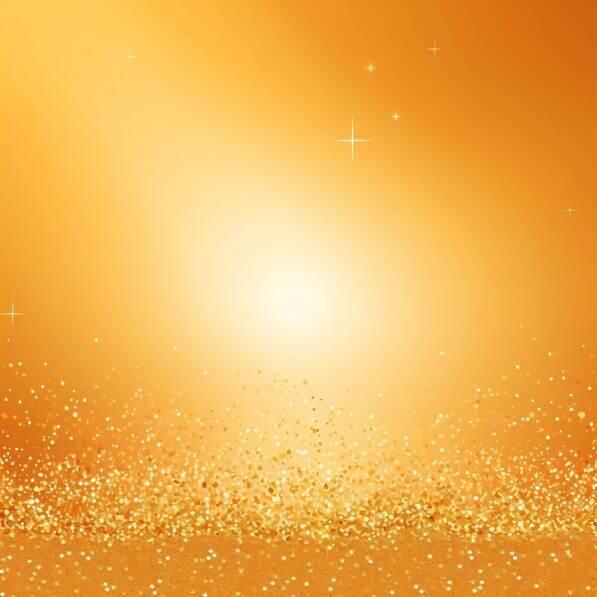 Download Golden Glitter and Stars Orange Background Backgrounds Online ...