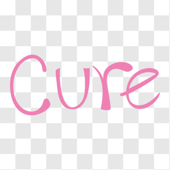 Download Pink Breast Cancer Awareness Ribbon on Black Background PNGs ...