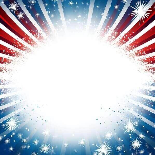 Download Patriotic Background with Stars and Fireworks Backgrounds ...
