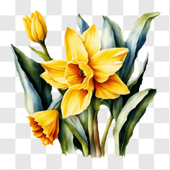 Yellow Flower Transparent Background Line Yellow Flower Png Images
