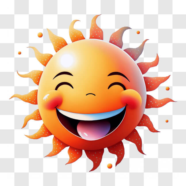 Download Happy Sun with a Smiley Face on Black Background PNGs Online ...