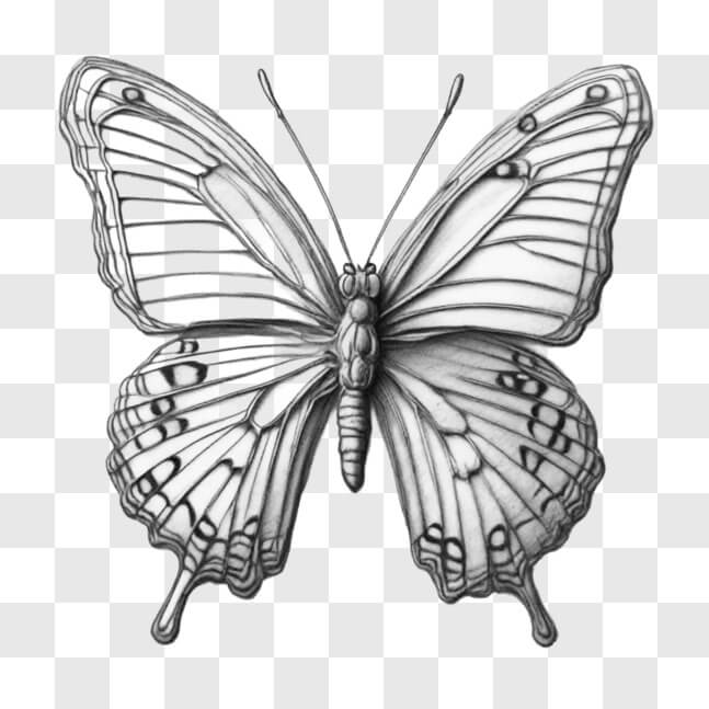 Butterfly Sketches - Download Free Butterfly Sketch Images Online ...