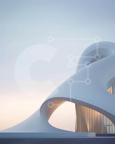 Elongated White Building Floating Near the Shore stock photo | Creative ...