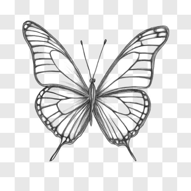 Butterfly Sketches - Download Free Butterfly Sketch Images Online ...