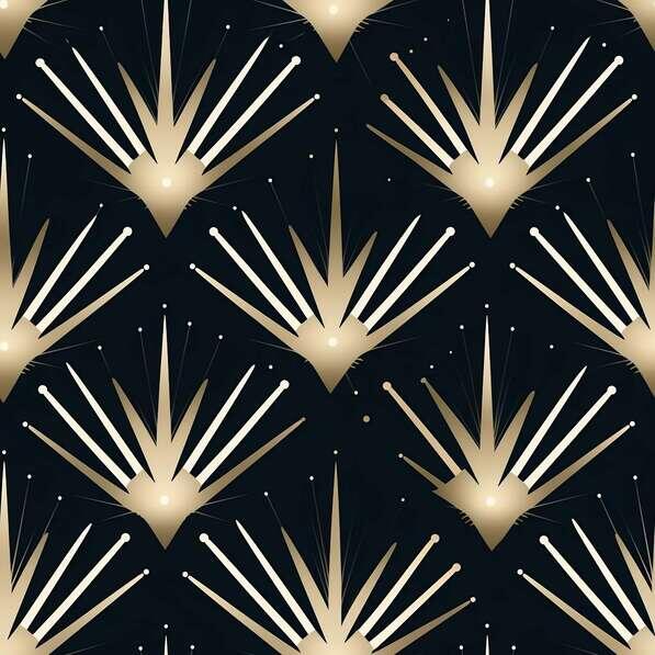 Download Black and Gold Stars and Fireworks Pattern Background Patterns ...