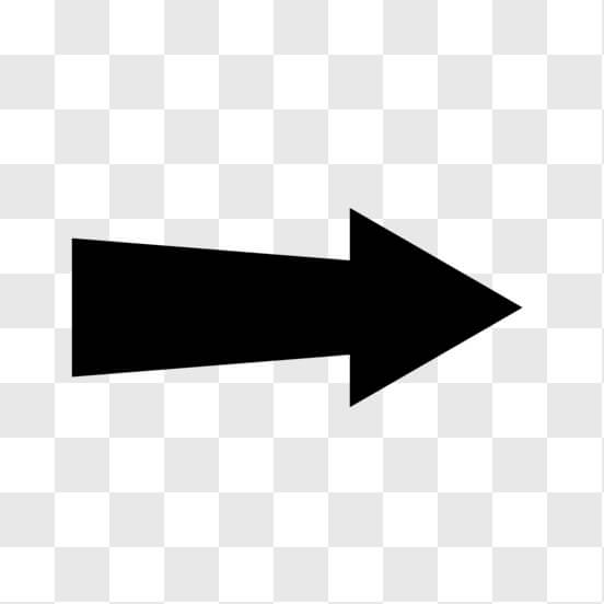 Download Directional Black Arrow Sign PNGs Online - Creative Fabrica