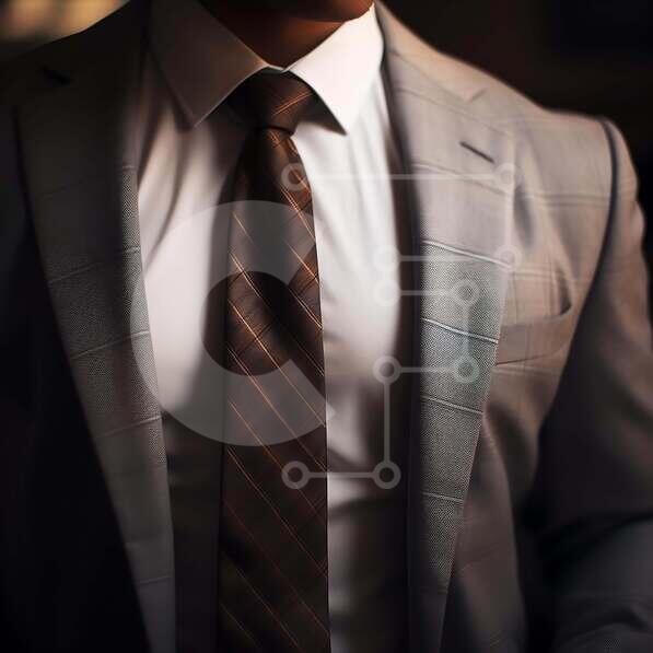 Hombre con Estilo en Elegante Traje y Corbata fotos de archivo ...