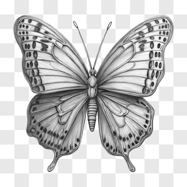 Butterfly Sketches - Download Free Butterfly Sketch Images Online ...