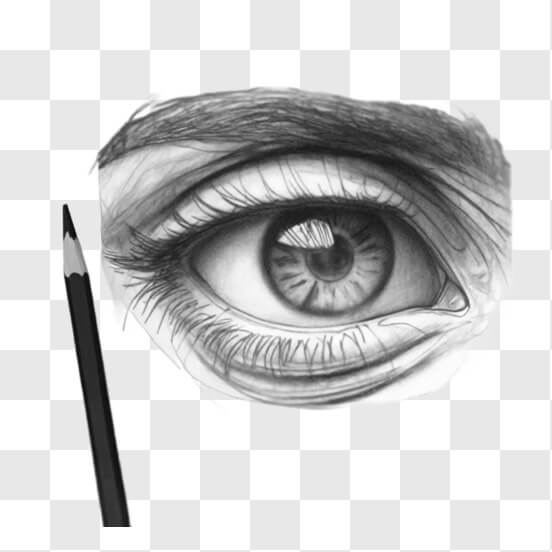 Download Black and White Eye Drawing Tutorial Sketches Online ...