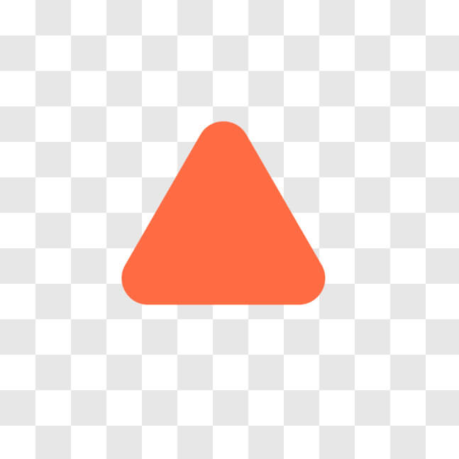 Download Orange Triangle Warning Sign with Red Triangles PNGs Online ...